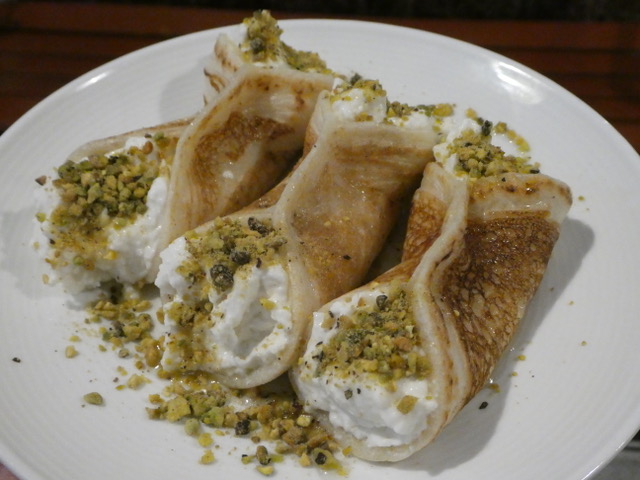 Katayef - holiday dessert at Pita Kabab in Matthews - History South